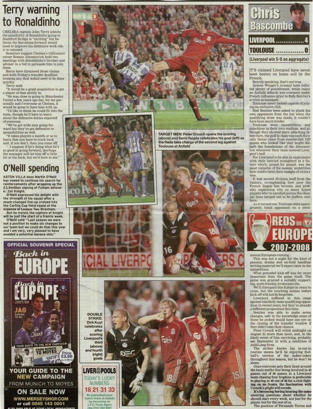 Liverpool in Europe - 2007/08 Champions League